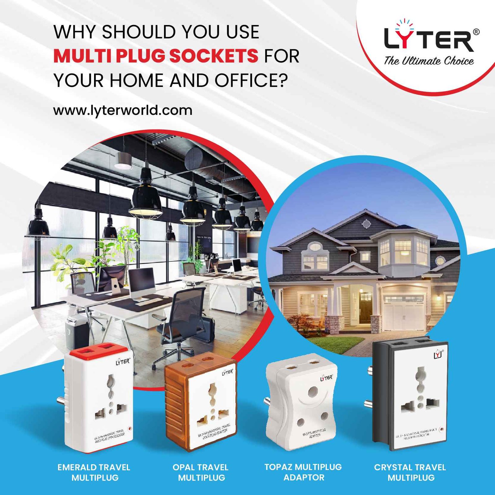Why Should You Use Multi Plug Sockets for Your Home and Office? - Lyter